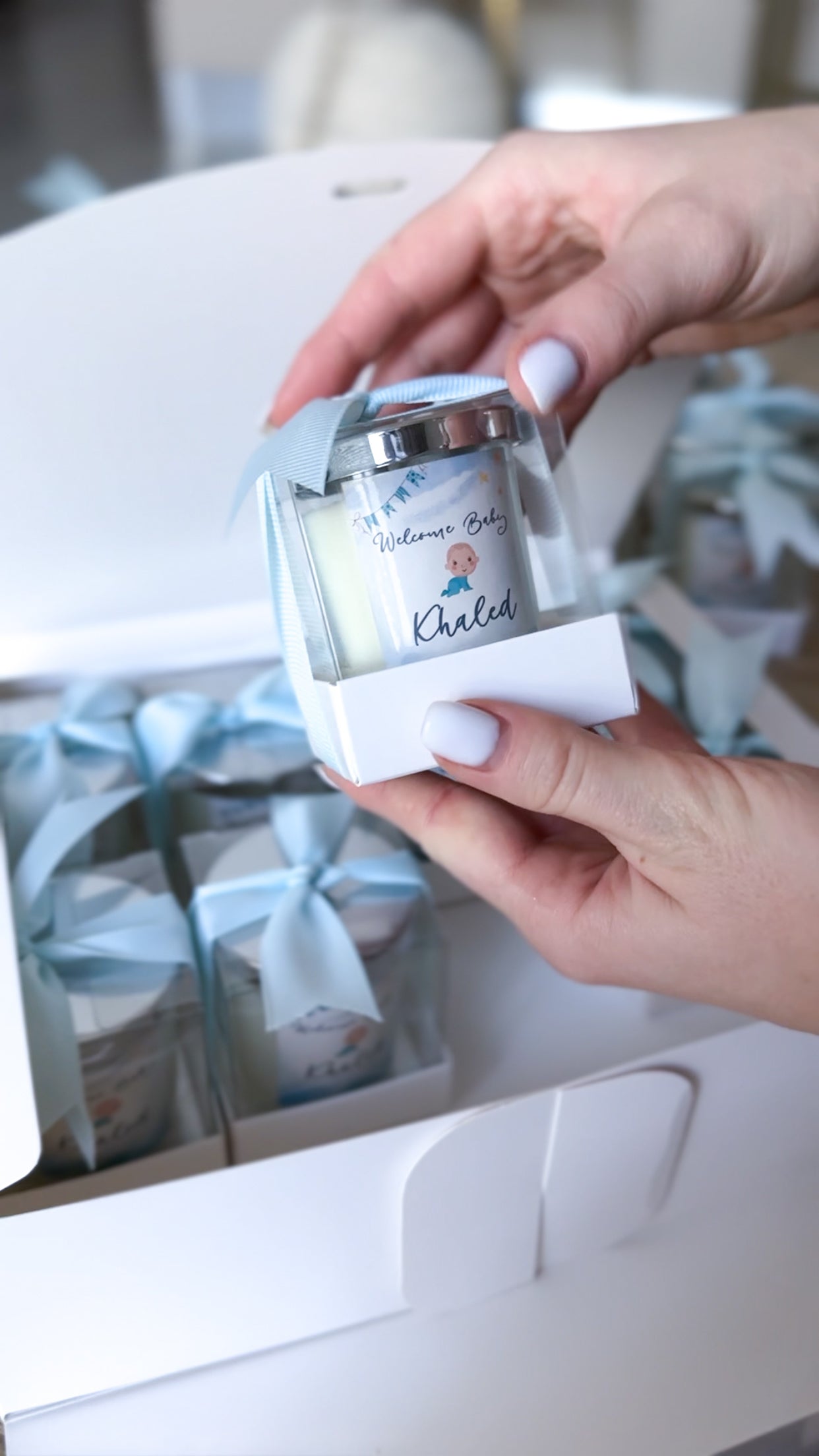 Personalized Baby Boy Shower Party Favor – PartyFavors.ae